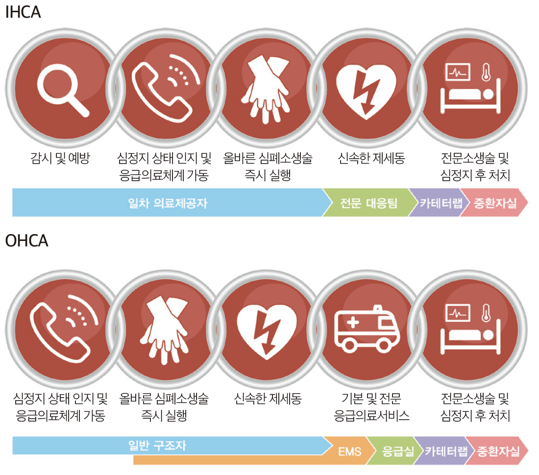 심폐소생술 전략: 생존사슬 - Metamedic