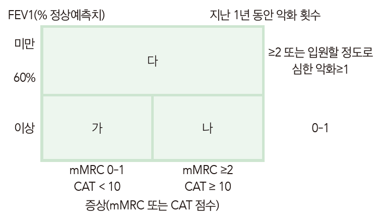 [실전진료] 만성 폐쇄 폐질환(Chronic obstructive pulmonary disease, COPD) - Metamedic